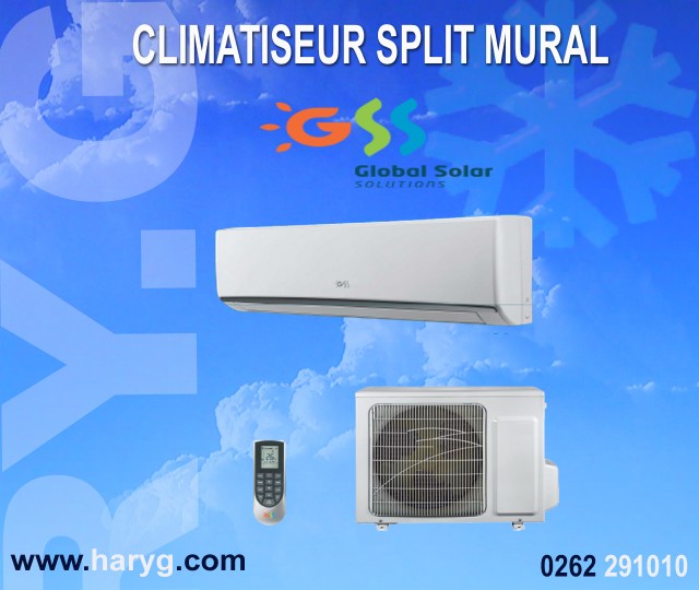 CLIM PAC AIR/AIR 9000BTU MURAL GSS GSX-009 SCOP:5.1-SEER:6,1